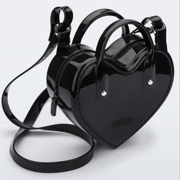 Melissa | Bags | Melissa Black Heart Bag | Poshmark